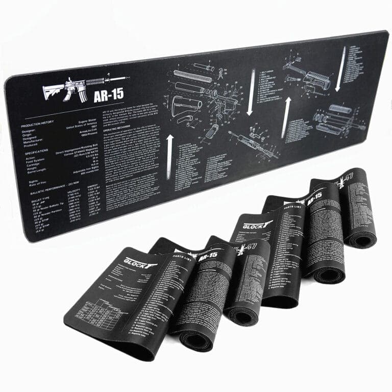 The Benefits Of Using Gun Mats For Firearm Cleaning And Maintenance
