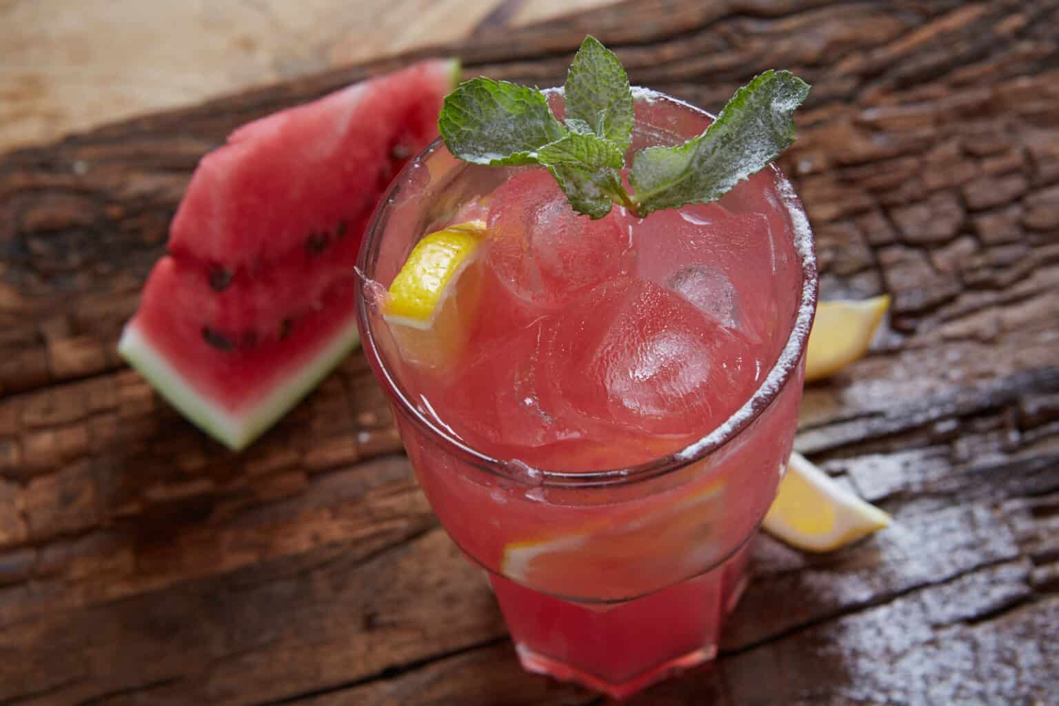 Watermelon Fizz Cocktail Recipe - Bourbon And Boots