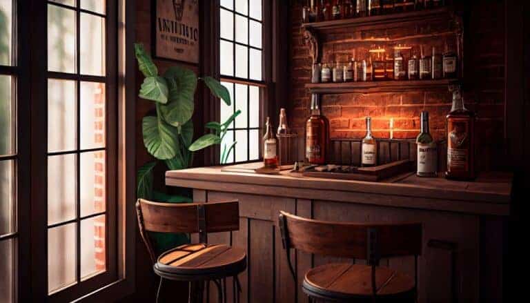 How To Build a Rustic Home Bar for Bourbon Aficionados - Bourbon and Boots