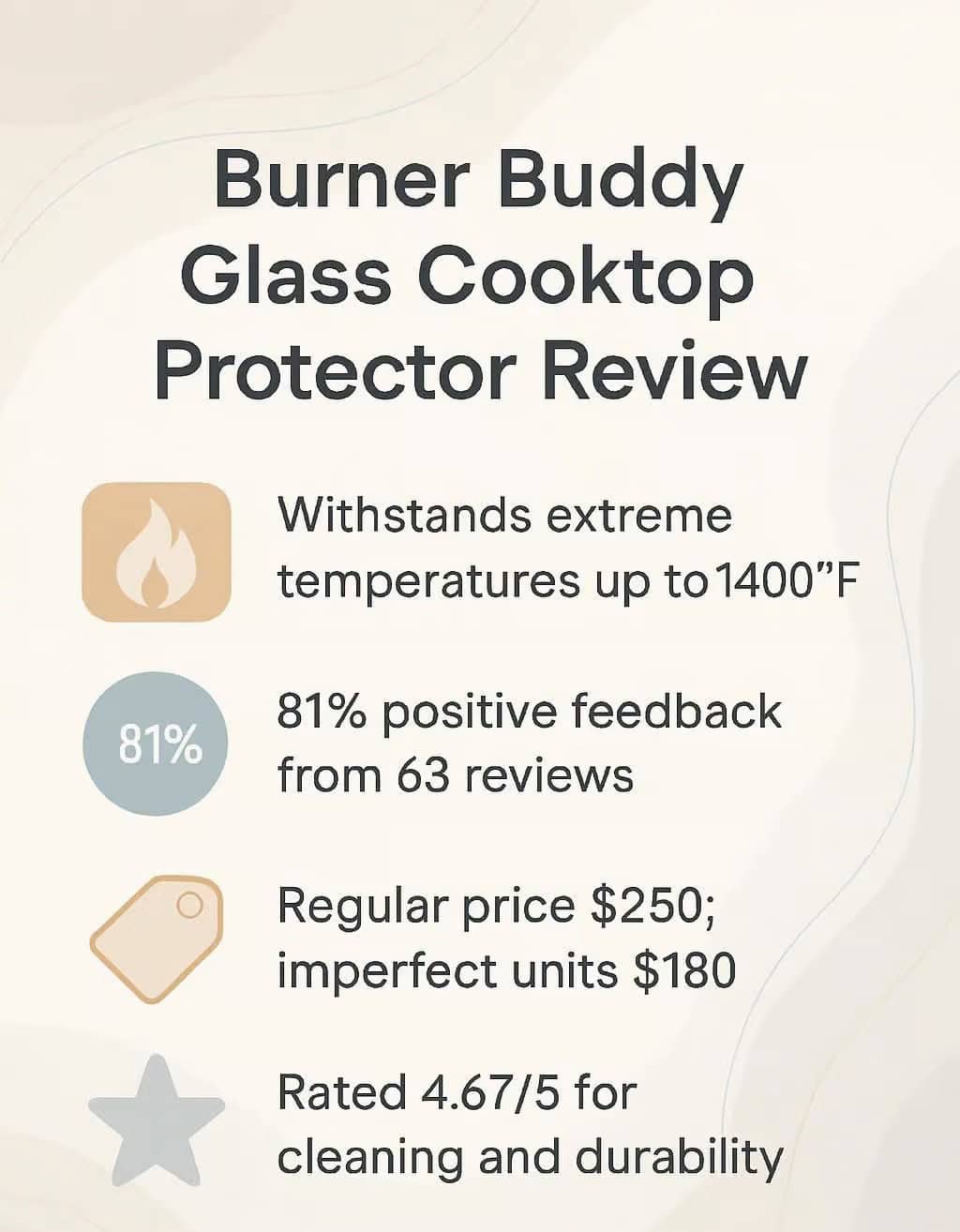 Burner Buddy Glass Cooktop Protector Review